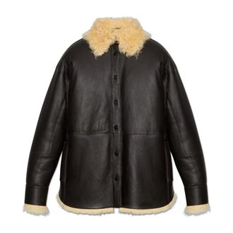 Acne Studios Femme, Vestes, Noir, Taille: 38 FR Leather Jacket