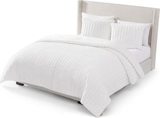UGG 13079 Kenzie Bettwäsche-Set für Queensize-Bett, weich, luxuriös, Hotel-Stil, Bequeme Schlafzimmer-Decke, Bettdecken-Set und Zwei Kissenbezüge, Doppelb