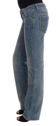 Costume National Womens Blue Wash Cotton Classic Jeans Clothing