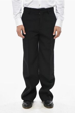 Off-white Wool 4-Pocket Trousers With Hidden Closure size 44