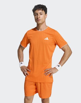 adidas Tennis Climacool+ Freelift Tee Pro - T-shirt - Orange pur