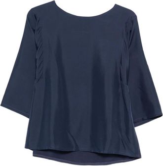 Max Mara Femme, Blouses et Chemises, Bleu, Taille: 40 FR Fastoso T-shirt