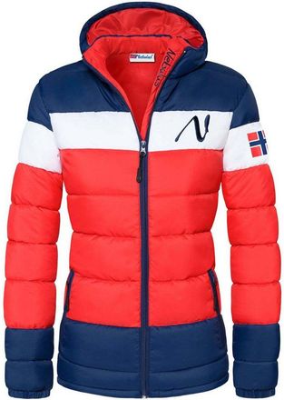 Nebulus Winterjacke MIXUP, P4832 - Damen, rot-blau, M/38