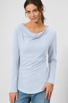 Hempage Hempage Damen vegan Langarmshirt Clearsky Blau