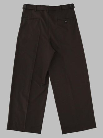 Christophe Lemaire Tailored Wool-Blend Trousers - Brown