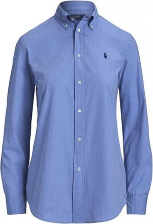 Ralph Lauren Femme, Blouses et Chemises, Bleu, Taille: 40 FR Chemise Stretch Coupe Slim