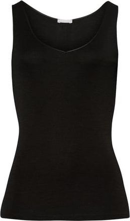 Hanro D&eacute;bardeur en laine et soie