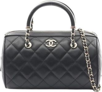 Chanel Sac &agrave; main vintage doccasion - Femme - Pre-owned - Noir - Taille: ONE Size