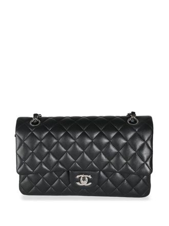 Chanel sac porté épaule Double Flap médium (2019) - Noir