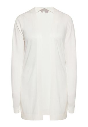 Risa Strickjacke Damen Wollwei&szlig;