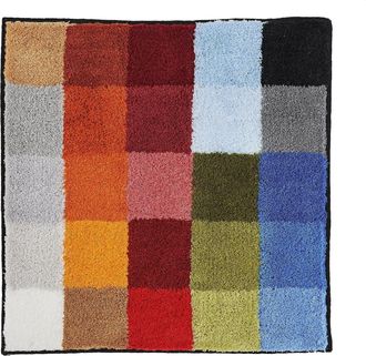 Kleine Wolke 8821148135 Cubetto Badteppich Polyacryl, Mehrfarbig, 60 x 60 xc3 cm