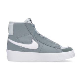 Nike Homme, Chaussures, Gris, Taille: 38 1/2 EU Baskets montantes vertes à lacets cachés