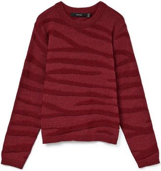 Vero Moda Strickpullover VMMALOU LS O-NECK PULLOVER BOO