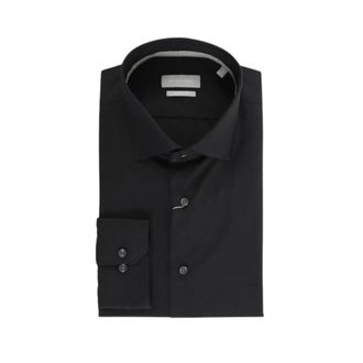 Michael Kors Modern Fit Poplin Hemd - - Shirts - Herren - Schwarzk - M
