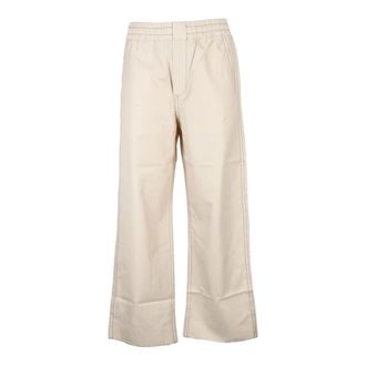 Sunnei Sunnei, Homme, Pantalons, Beige, Taille: XL Pantalon décontracté en mélange coton