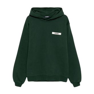 Jacquemus SweaT-shirt &agrave; Manches Longues - Homme - Sweatshirts et sweats &agrave; capuche - Vert - Taille: M