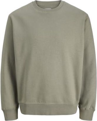 Jack & Jones Jjestar Sweat Basique &agrave; col Rond Noos, V&eacute;tiver, M