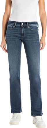 Replay Damen Jeans New Luz Power Stretch, Dark Blue 007-2 (Blau), 32W/30L