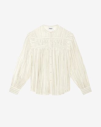 Isabel Marant Haut Plalia - Femme - &Eacute;cru - Taille 34 - Marant &Eacute;toile
