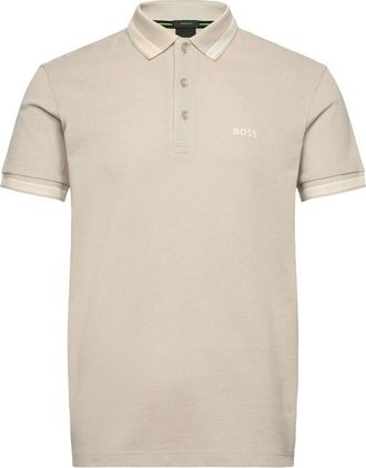 HUGO BOSS Logo-embroidered Tipped Polo Shirt
