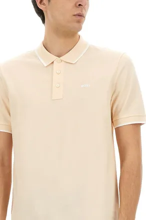 HUGO BOSS Cotton Polo Shirt - Pink