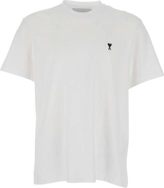 Ami Homme, Tops, Blanc, Taille: XL T-shirt De Coeur