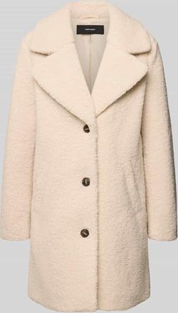 Vero Moda Teddymantel mit breitem Reverskragen