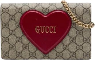 Gucci Pre-owned Wallet on Chain - - Pre-owned - Damen - Beige - ONE SIZE