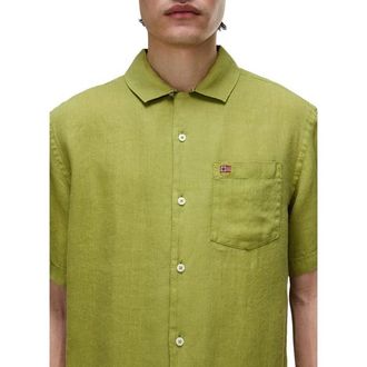 Napapijri Chemise droite G-Linen en lin