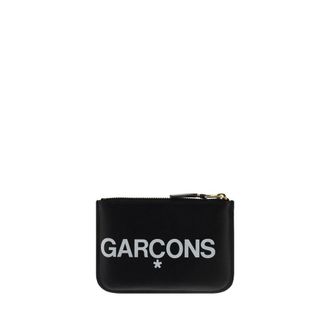 Comme Des Gar&ccedil;ons Mens Black Calf Leather Bos Taurus Wallet
