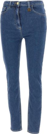 Elisabetta Franchi Femme, Jeans, Bleu, Taille: W30 Jeans skinny avec D&eacute;tail Logo