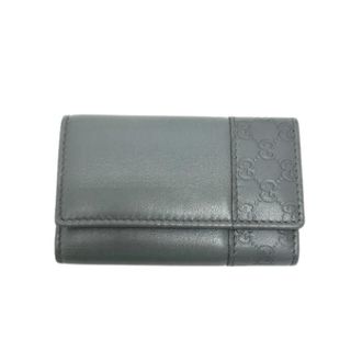 Gucci Pre-owned Cuir porte-cls - Femme - Pre-owned - Gris - Taille: ONE Size