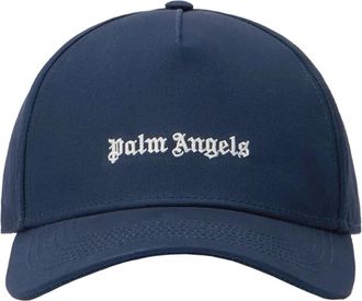 Palm Angels Homme, Accessoires, Bleu, Taille: ONE Size Classic Logo CAP