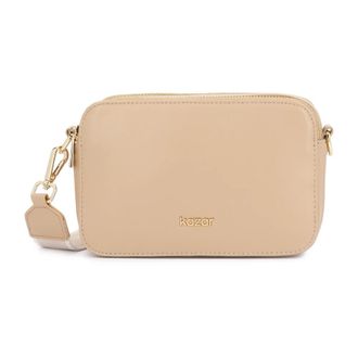 Kazar Leder-Umh&auml;ngetasche mit Kette und G&uuml;rteln - - Bags - Damen - Beige - ONE SIZE