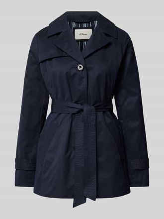 s.Oliver Red Label Kurzer Trenchcoat mit Bindeg&uuml;rtel