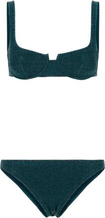 Os&eacute;ree Femme, Maillots de bain, Vert, Taille: 38 FR Laf257 Bikini