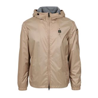 Blauer Regenjacke - - Jackets - Herren - Beige - M