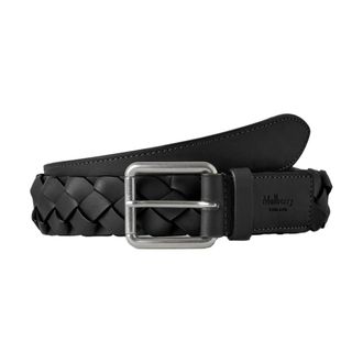 Mulberry Homme, Accessoires, Noir, Taille: XL Mm6396-657A100 Braided Belt