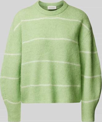 Moss Copenhagen Loose Fit Strickpullover aus Leinen-Mix mit Alpaka-Anteil Modell Ethana Nenaya