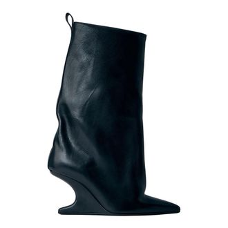 Rick Owens Cantilever 8 Sharp Flared Stiefel - - Shoes - Damen - Schwarzk - 36 EU