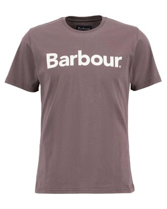 Barbour T-Shirt aus Baumwolle mit Label-Print, Tailored Fit in