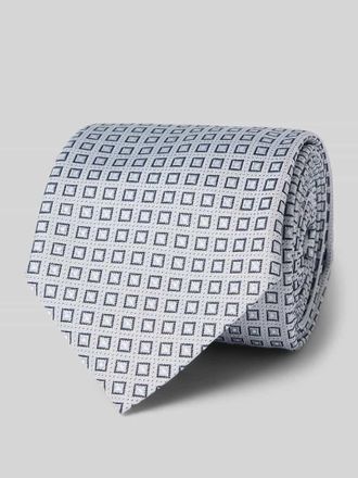 HUGO BOSS Krawatte aus Seide-Mix mit Allover-Muster