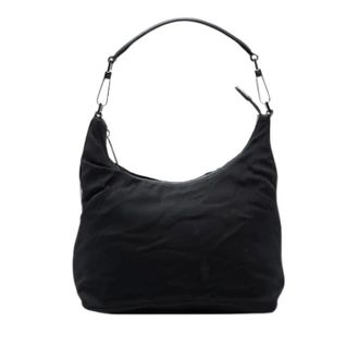 Gucci Sac bandouli&egrave;re Vintage en nylon Pre-owned - Femme - Pre-owned - Noir - Taille: ONE Size