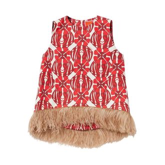 La DoubleJ La Scala Top - Femme - Tops - Rouge - Taille: 38 FR