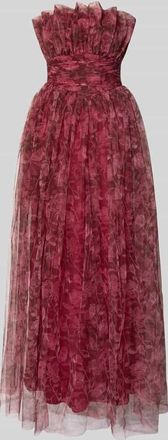 Lace & Beads Maxikleid im Off-Shoulder-Look