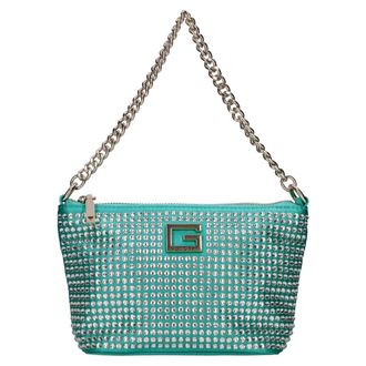 Guess Gilded Glamour Strass Schultertasche - - Bags - Damen - Gr&uuml;n - ONE SIZE