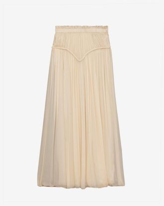 Isabel Marant Jupe Rolande - Femme - &Eacute;cru - Taille36 - Isabel Marant