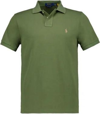 Polo Ralph Lauren Herren Polo-Shirt gr&uuml;n Slim Fit