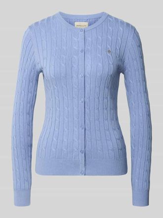 GANT Regular Fit Strickjacke aus Baumwoll-Mix