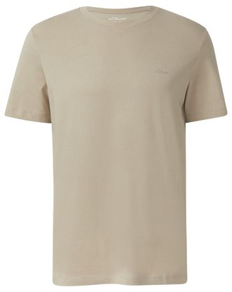 s.Oliver Herren T-Shirt 2170131 Brown XXL
